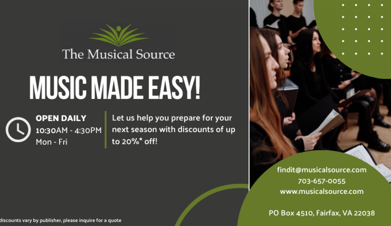 The Musical Source | Your premier retail print music provider